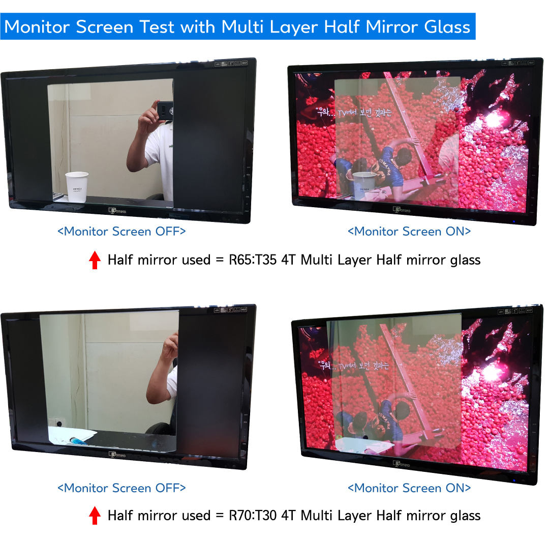 ATO Display - Half mirror Vacuum Deposition