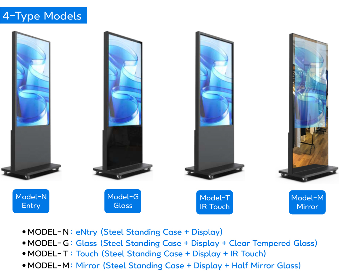 ATO Display - Floor Standing Digital Signage