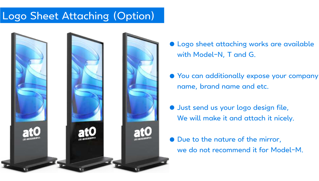 ATO Display - Floor Standing Digital Signage